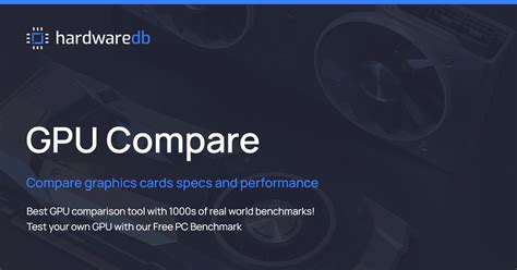 Gpu Compare Tool Graphics Card Benchmarks Hardwaredb