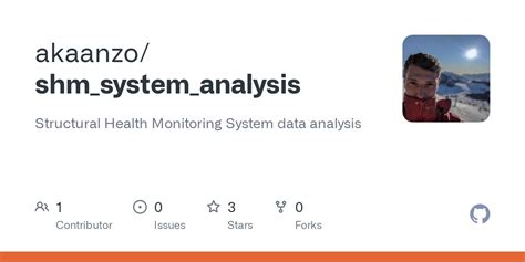 Github Akaanzoshmsystemanalysis Structural Health Monitoring