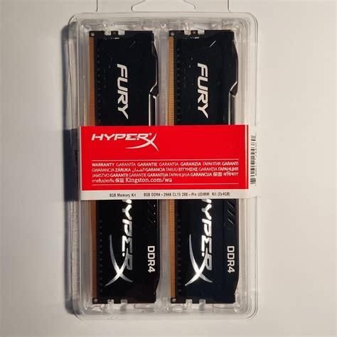 Kingston HyperX Fury 8GB Memory Kit 2x4GB Kupindo Com 75386553