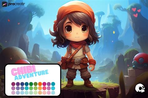 Procreate Chibi Adventure Color Palette