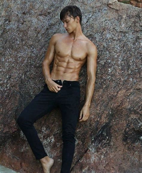 Andrii Levchenko Male Model Poses Swimwear