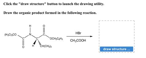 Solved Click The Draw Structure Button To Launch The