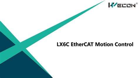 Training Video Lx6c Plc Tutorial Lx6c Ethercat Configuration Youtube