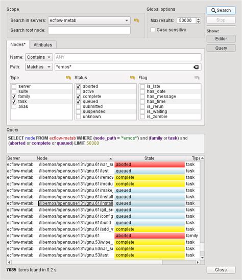 Searching For Nodes Ecflow Ecmwf Confluence Wiki