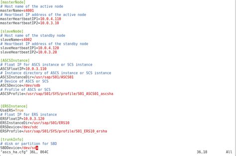 配置sap S4hana节点的ha功能sap S4hana高可用配置高可用配置sap S4hana1809同可用区高可用部署最佳实践