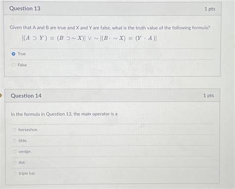 Given That A And B Are True And X And Y Are False Chegg Com