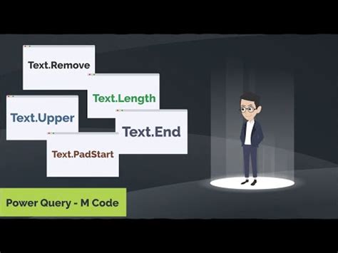Power Query Excel M CODE Text Value Manipulation And Extraction YouTube