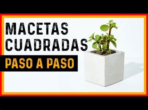 🌱 Cómo Hacer Macetas De Cemento Facil Terrazo Cuadradas Youtube