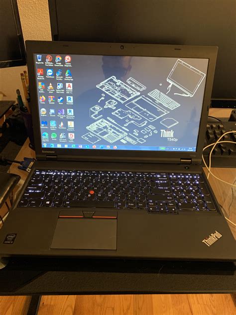 Installed My New Backlit Keyboard On T540p R Thinkpad