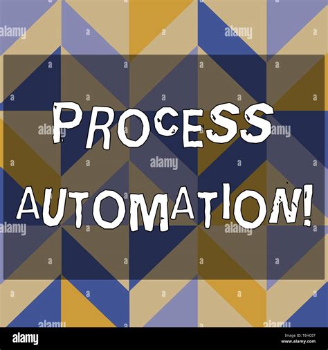 Text Sign Showing Process Automation Business Photo Text The Use Of Digital Technology To