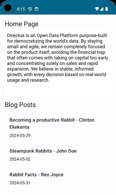 Fetch Data From Directus In Android With Kotlin Directus Docs