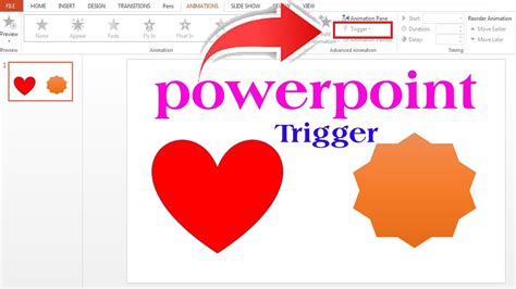 Powerpoint Animation Trigger Animation Trigger Animations Powerpoint Animation Tutorial