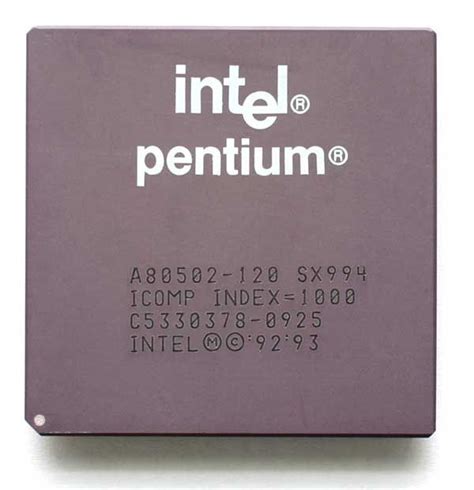 Intel Pentium Mhz Processor