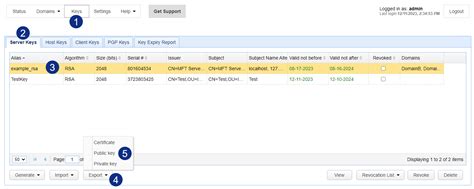 Exporting A Certificate Public Or Private Key