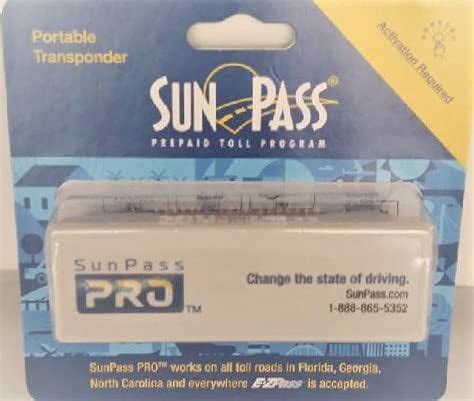 Sunpass Portable Prepaid Toll Transponder For Florida