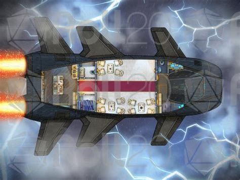 Map Cyberpunk Nusa Private Jet Roll20 Marketplace Digital Goods
