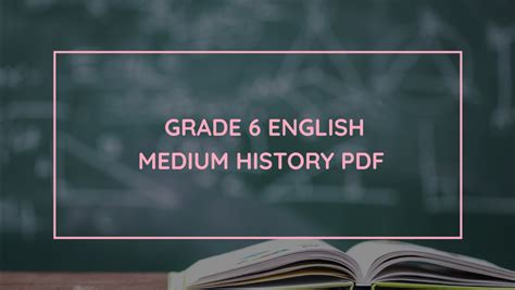 History Grade 6 English Medium Pdf Download