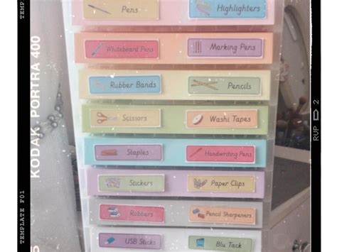 Stationery Drawer Labels Teaching Resources