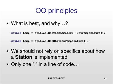 Ppt Object Oriented Design Principles Powerpoint Presentation Free Download Id3879537