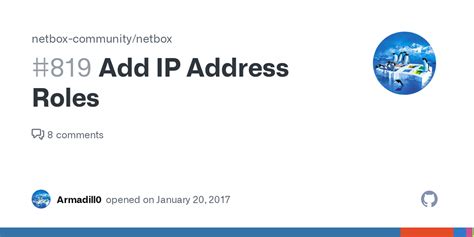 Add Ip Address Roles · Issue 819 · Netbox Communitynetbox · Github