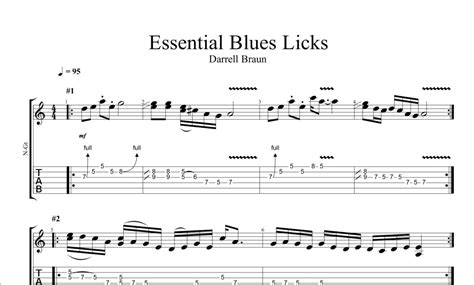 Essential Blues Licks Etsy