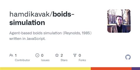 Github Hamdikavakboids Simulation Agent Based Boids Simulation Reynolds 1985 Written In