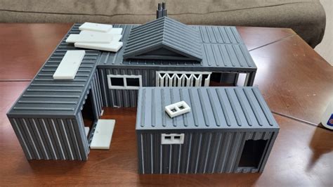 컨테이너하우스 제작기1 컨테이너하우스모형 컨테이너하우스3d프린팅제작 건축모형 건축모형제작 건축모형3d프린팅 대형3d프린팅 대형3d프린터 C600플러스