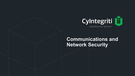 CISSP Chapter 4 Network Fundamental PPT