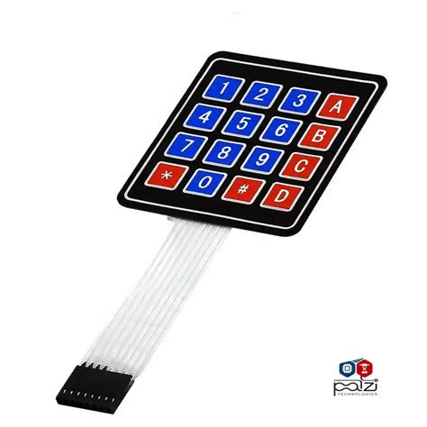 Teclado Keypad Matriz 4x4 IMPORTADORA PATZITEC