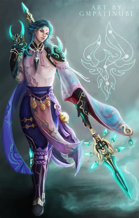 Hi I Drew Xiao In My Own Style Much Bigger Than He Is Lol Rgenshin