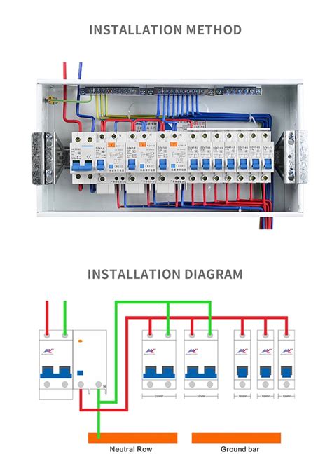 Mulang Electric Miniature Circuit Breaker 1p 2p 3p 4p Din Rail Ac Miniature Circuit Breaker