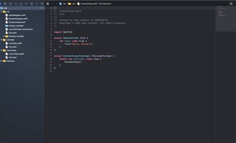 【swiftui入門】listの使い方 もぎブログ