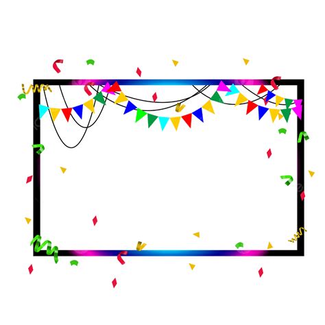 慶祝多彩框架 彩帶 飄帶 慶祝活動框架素材圖案，psd和png圖片免費下載