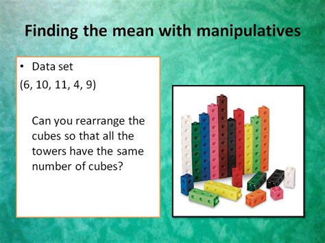 Ms Rashid Find The Mean Of A Data Set