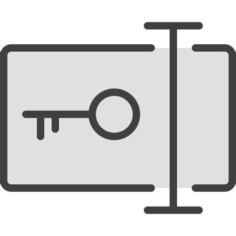 Input Key Generic Outline Color Icon