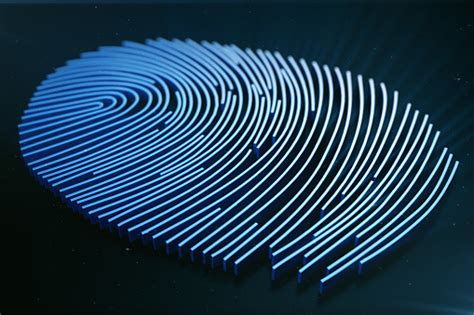 지문 스캐닝 식별 시스템 지문 스캔 생체 인식 Id와 보안 액세스를 제공합니다 3d 렌더링입니다 3d 스캔에 대한 스톡 사진 및 기타 이미지 Istock