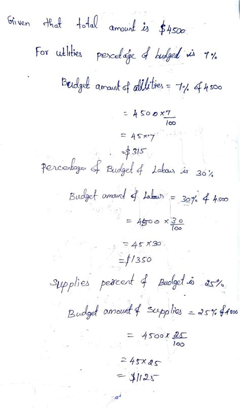 Solved Use This Table To Find All The Missing Expense Values Round