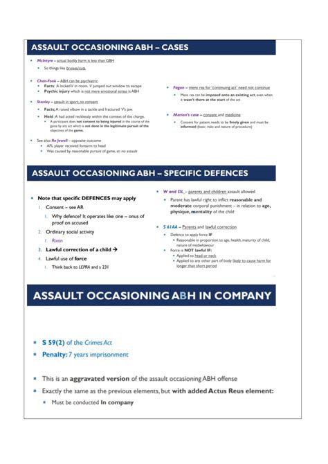 Distinction Exam Notes For Unsw Criminal Laws Laws1022 Criminal Laws Unsw Thinkswap
