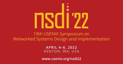 nsdi 22 usenix