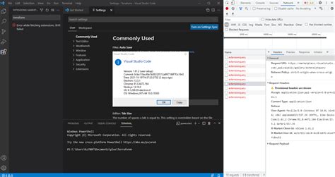 Pac Getting Error While Fetching Extensions Xhr Failed On Search Any Extension As Soon As I
