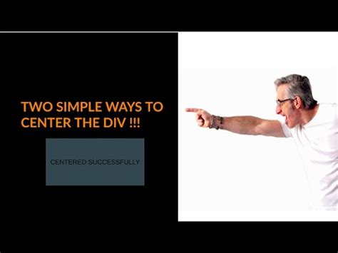 How To Center A Div Two Easy Ways To Center A Div Quick And Simple