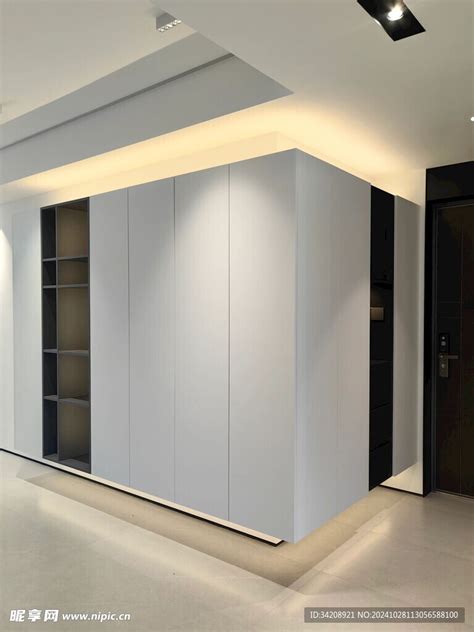 全屋定制柜子衣柜玄关柜鞋柜设计图 室内设计 环境设计 设计图库 昵图网