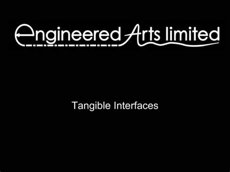 Ppt Tangible Interfaces Powerpoint Presentation Free Download Id