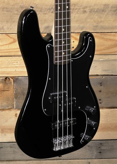 Squier Affinity Series Precision Pj Bass Black Excellent Reverb