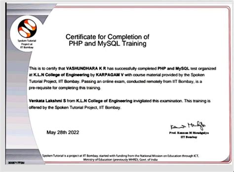 vashundhara kr on linkedin spokentutorial mysql php