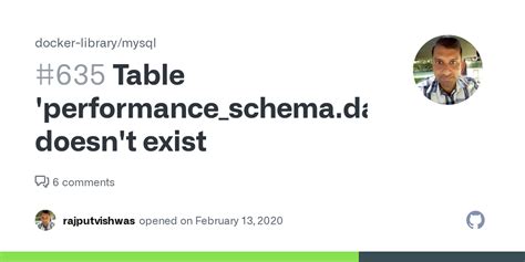 Table Performance Schema Data Lock Waits Doesn T Exist Issue Docker Library Mysql