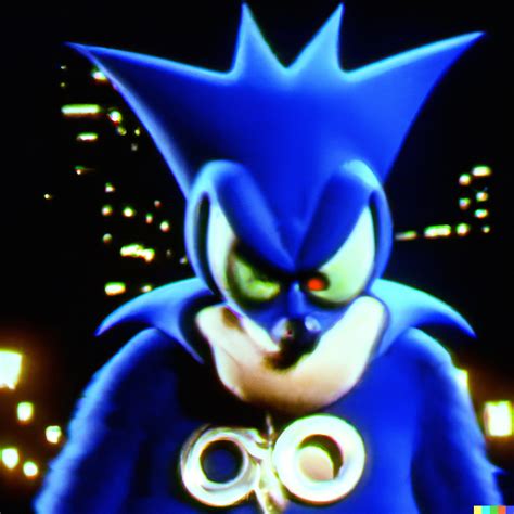 A Still Image Of Sonic As A Villian In Batman 1989 R Dalle2