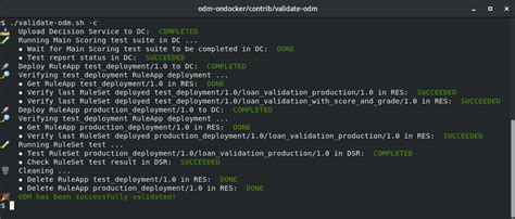 Validating Operational Decision Manager With A Bash Script