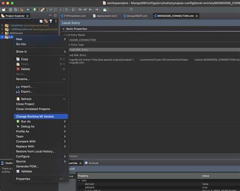 Manage The Micro Integrator Runtime Version In Your Integration Project