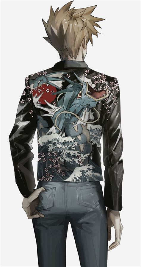 Blue Oak And Gyarados Pokemon And 2 More Drawn By Sekaiitinoki Danbooru